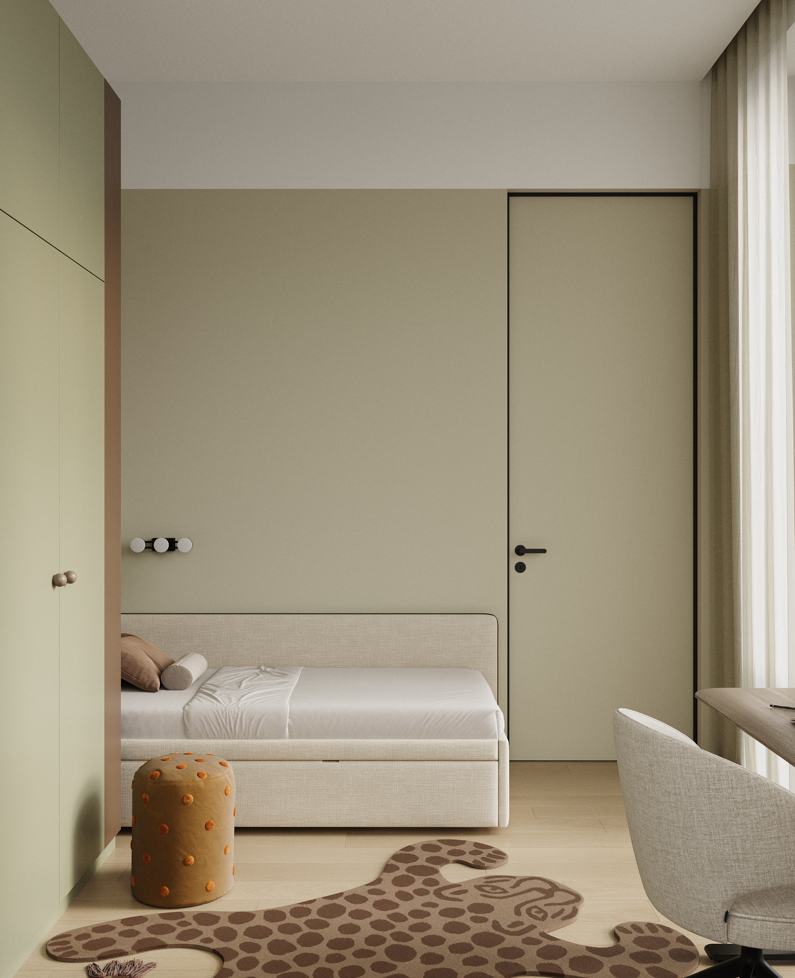 Детская в современном стиле - Работа из галереи 3D Моделей