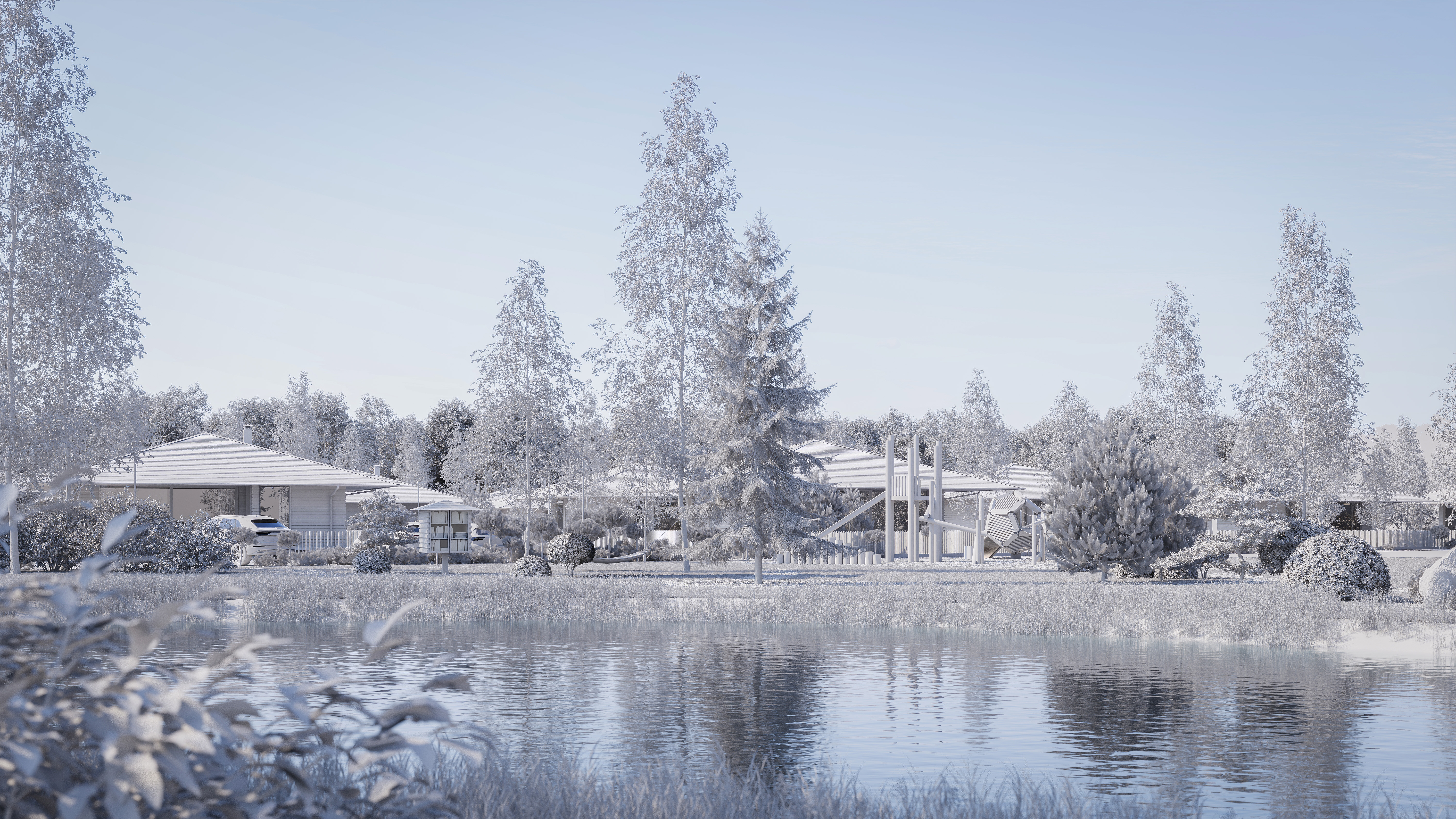 Forest Lagoon - Работа из галереи 3D Моделей