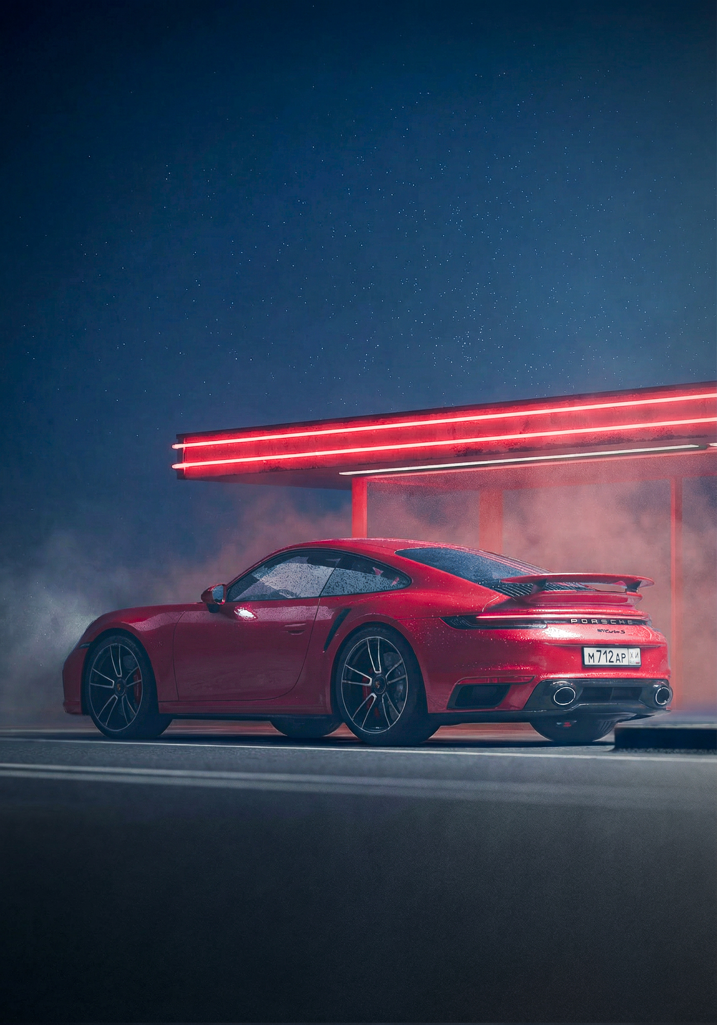 Porsche 911 - Работа из галереи 3D Моделей