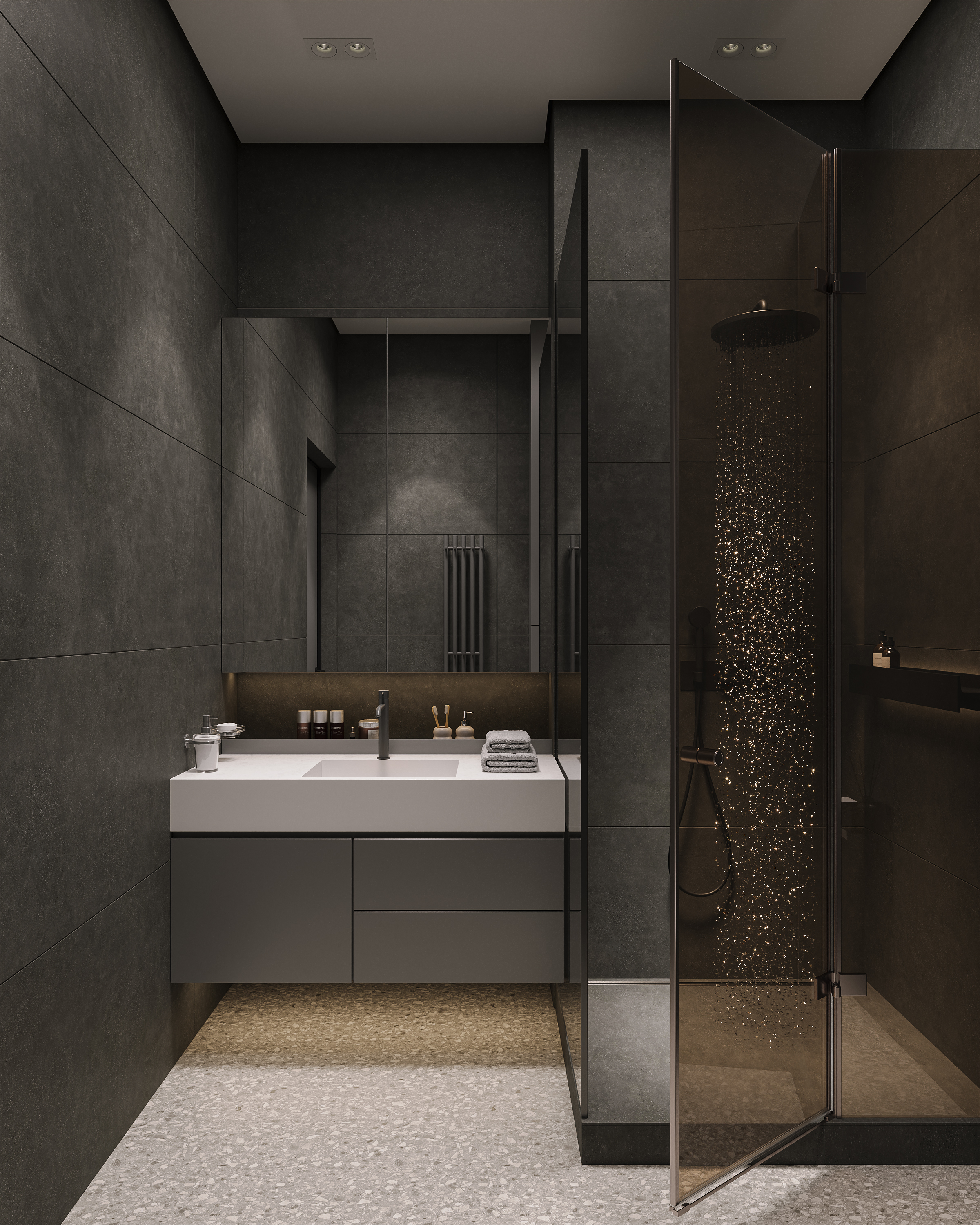 Modern Bathroom design - Работа из галереи 3D Моделей