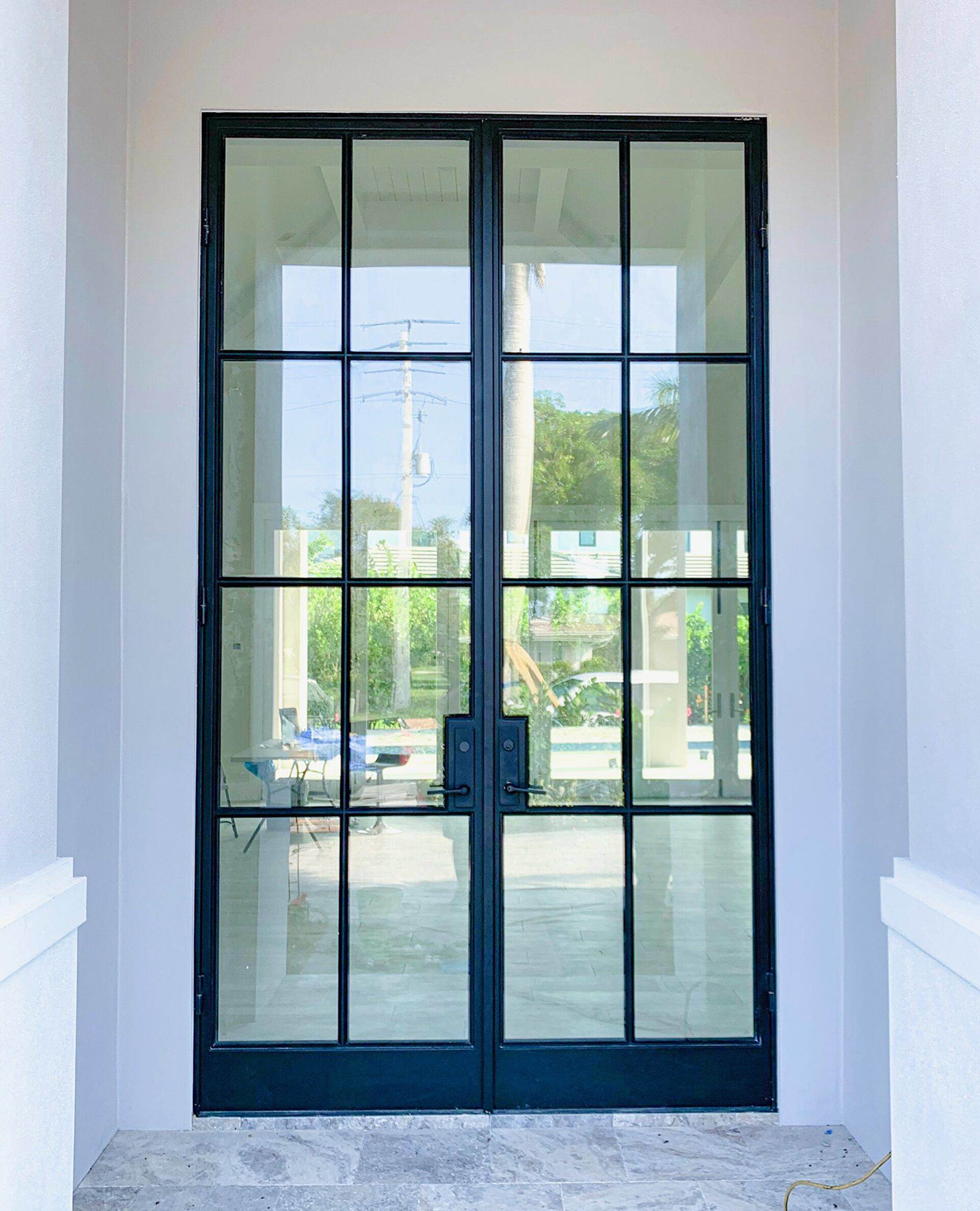 Entrance modern street doors.Swing Doors.Iron Front Doors - Doors - 3D ...